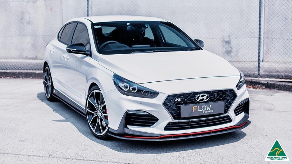 "Flow Designs" Front Splitter Hyundai I30N Fastback Mk3 | Royal Body Kits