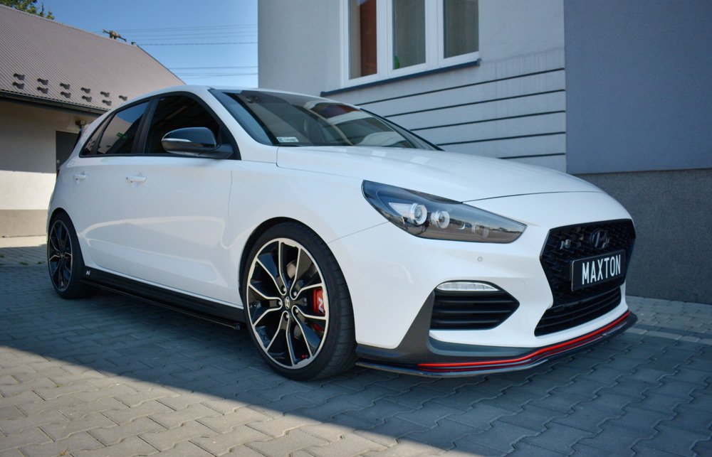 Maxton Design - Front Splitter V.2 for Hyundai I30N MK3 Hatchback ...