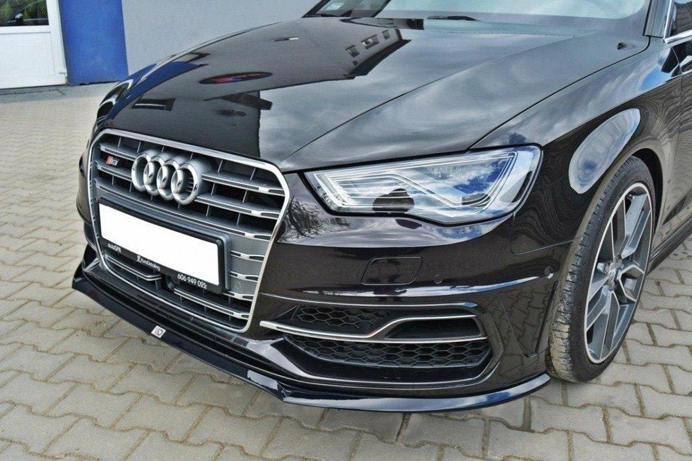 Maxton Design - Front Splitter Audi S3 8V / A3 S-Line 8V Hatchback ...