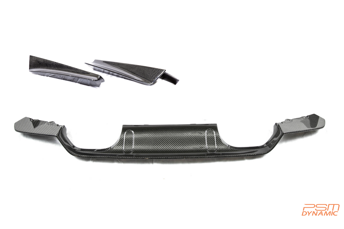 PSM Dynamic - Rear Diffuser with Fins BMW M3/M4 F8X | Royal Body Kits